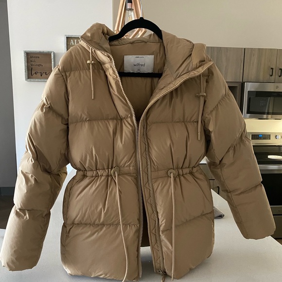 Aritzia | Jackets & Coats | Tan Super Puff Never Warn Before But Tags ...